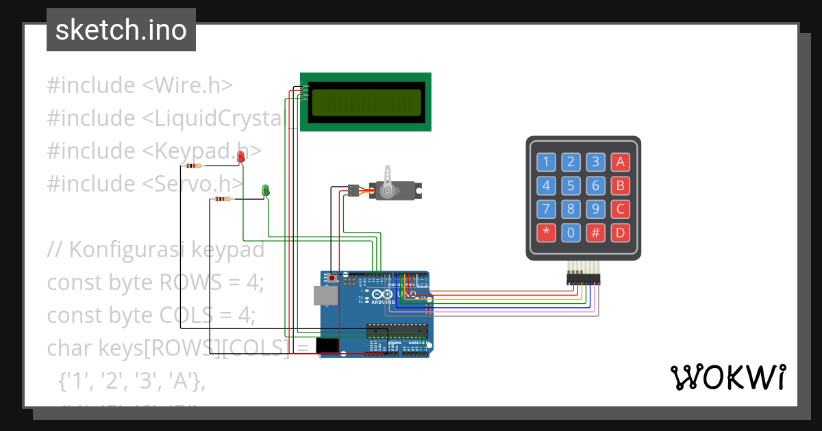 servo Rizki Aji Ramadhan XI TKJ 1 HASFAT - Wokwi ESP32, STM32, Arduino Simulator