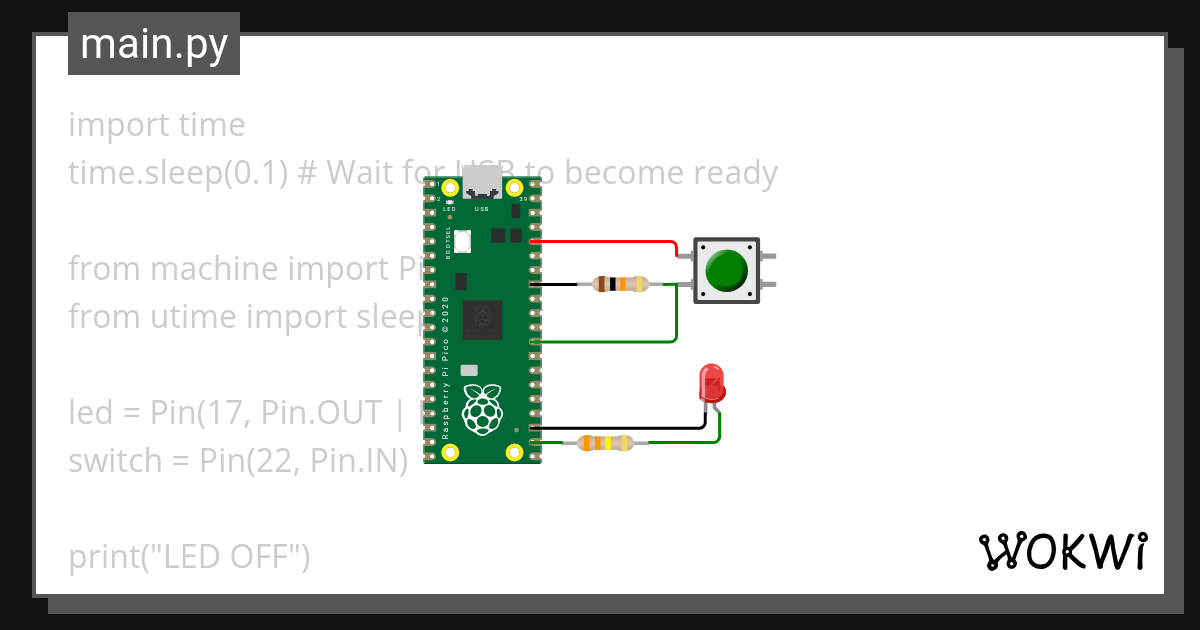 Buttonled Wokwi Esp32 Stm32 Arduino Simulator 