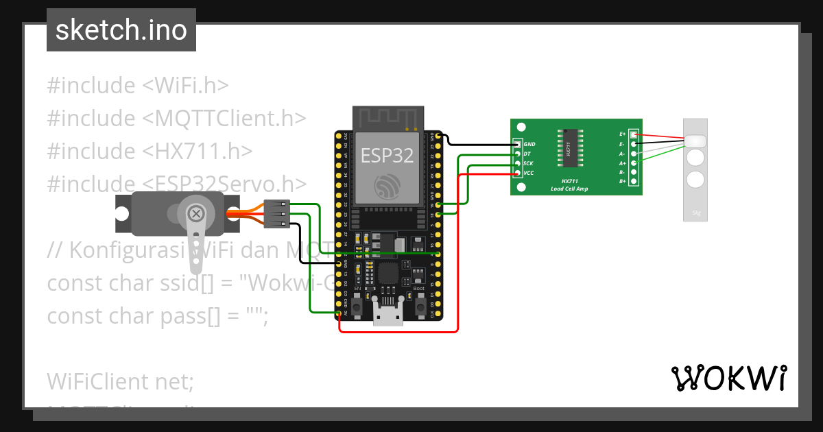 Pet Feeder - Wokwi ESP32, STM32, Arduino Simulator