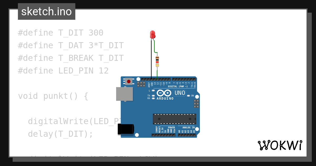 Morsecode Wokwi Esp32 Stm32 Arduino Simulator 5116