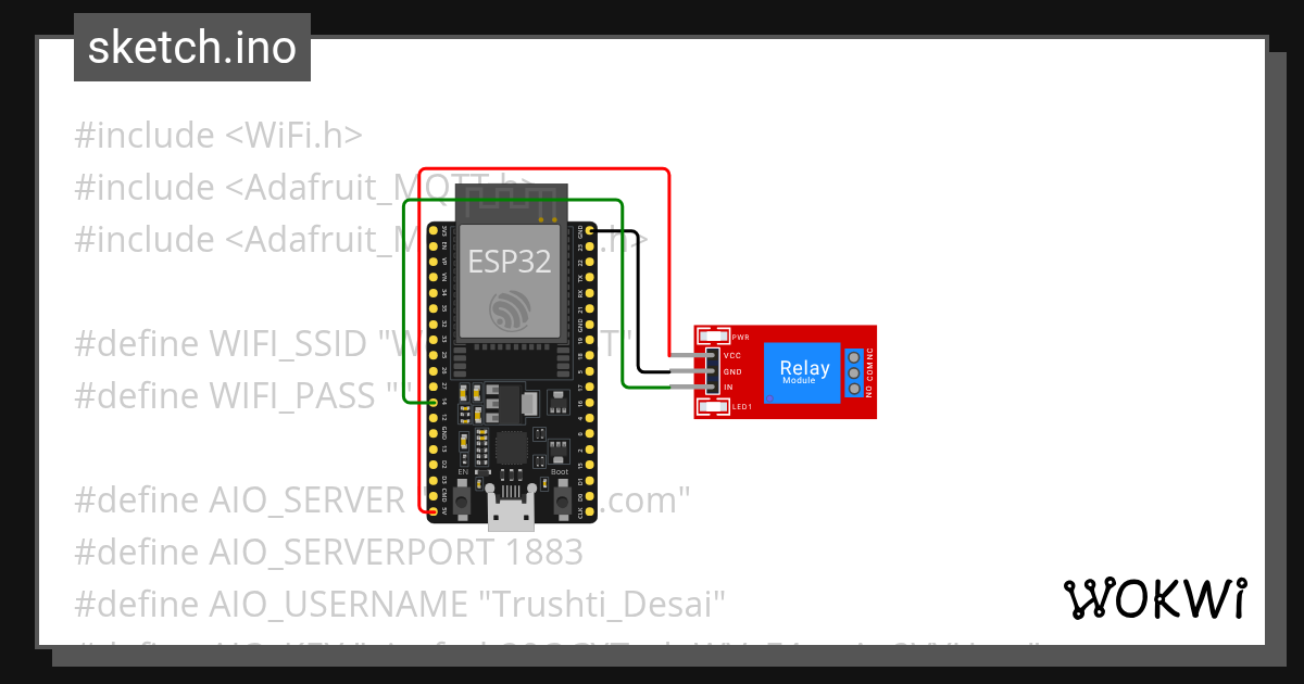Practical_6 - Wokwi ESP32, STM32, Arduino Simulator
