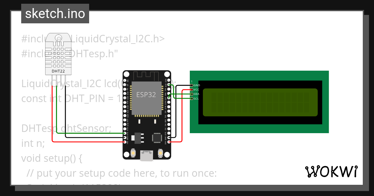 Esp32 Dht22 Lcd Al Wokwi Esp32 Stm32 Arduino Simulator 