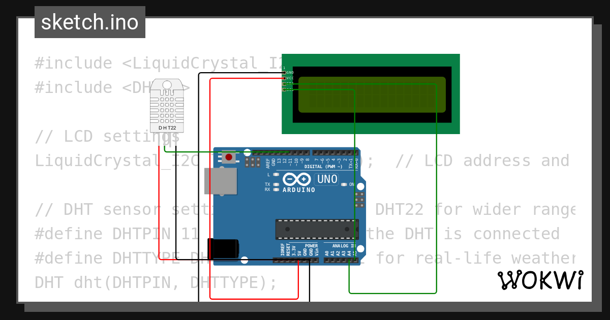 Weather Station 2 Wokwi Esp32 Stm32 Arduino Simulator 3100