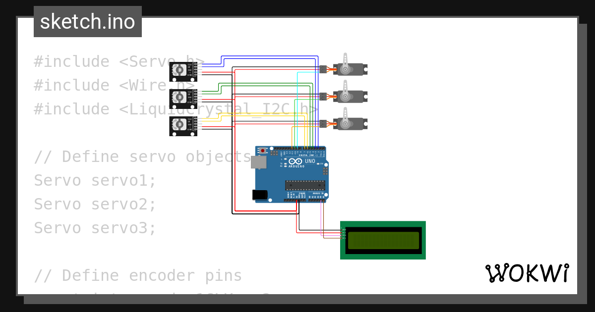 Servosteuerung Wokwi Esp32 Stm32 Arduino Simulator 0151