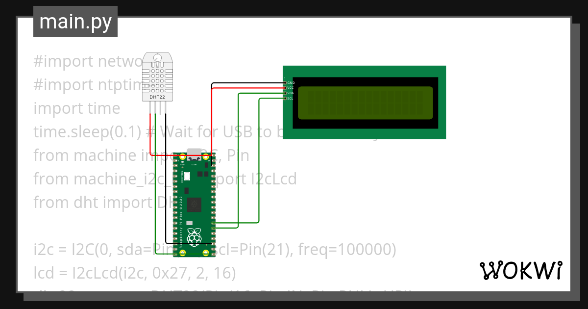DHT11 - Wokwi ESP32, STM32, Arduino Simulator