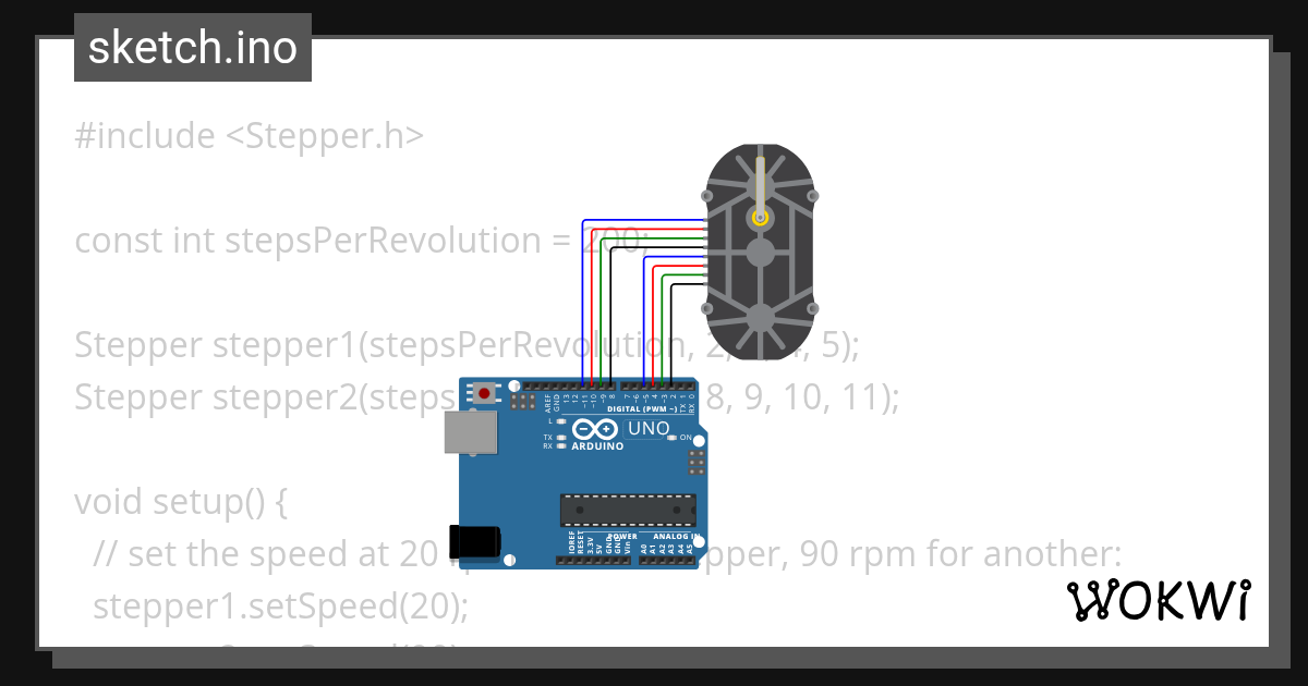 Sesi16 Bixial Stepper Wokwi Esp32 Stm32 Arduino Simulator