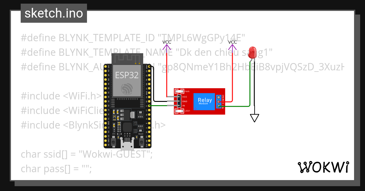 DK DEN 2 - Wokwi ESP32, STM32, Arduino Simulator