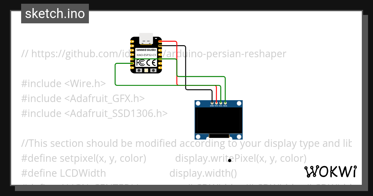 XIAO-ESP32-C3 ba - Wokwi ESP32, STM32, Arduino Simulator XIAO-ESP32-C3 ba - Wokwi ESP32, STM32, Arduino Simulator