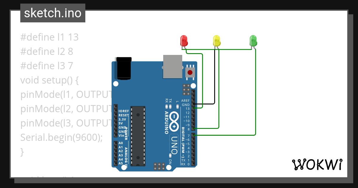 alternative 3LED - Wokwi ESP32, STM32, Arduino Simulator alternative 3LED - Wokwi ESP32, STM32, Arduino Simulator