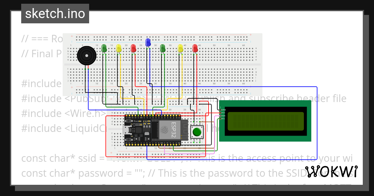 Module 7 - Rob Michaelson - Wokwi ESP32, STM32, Arduino Simulator