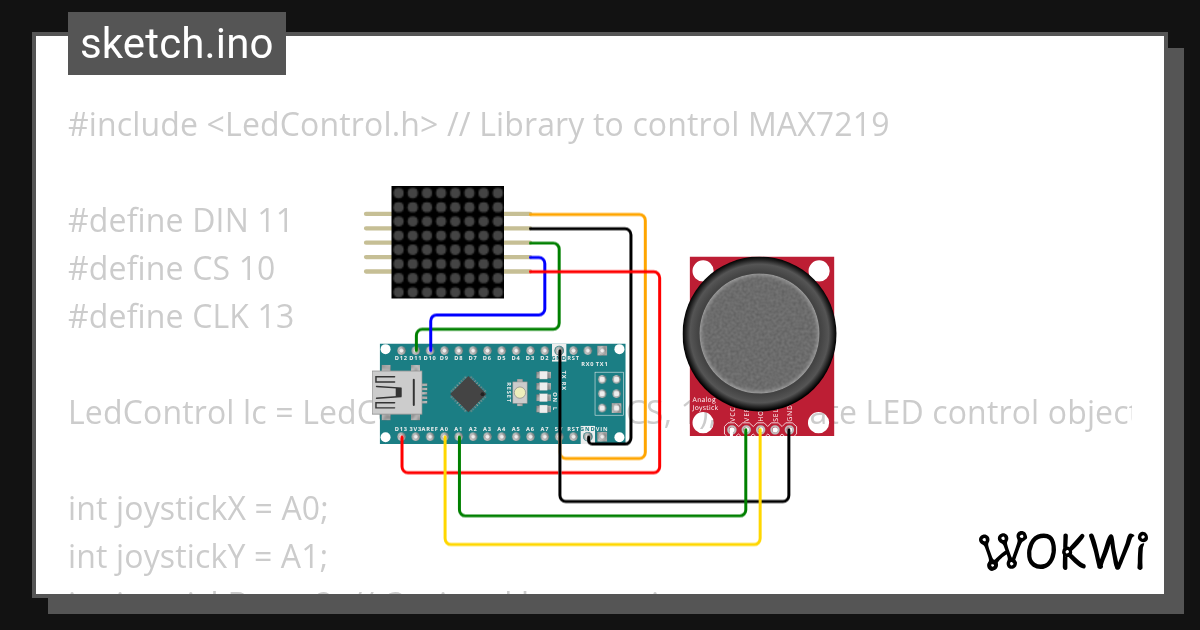 dodge game - Wokwi ESP32, STM32, Arduino Simulator