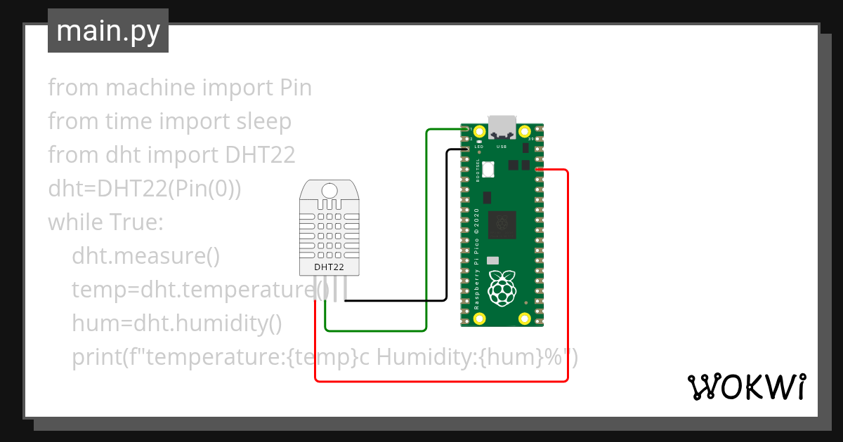 temperature and humidity dht22 Copy - Wokwi ESP32, STM32, Arduino Simulator temperature and humidity dht22 Copy - Wokwi ESP32, STM32, Arduino Simulator