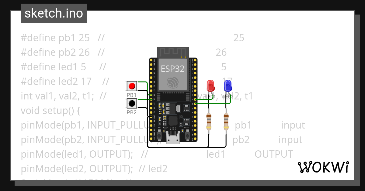 Wokwi - Online ESP32, STM32, Arduino Simulator