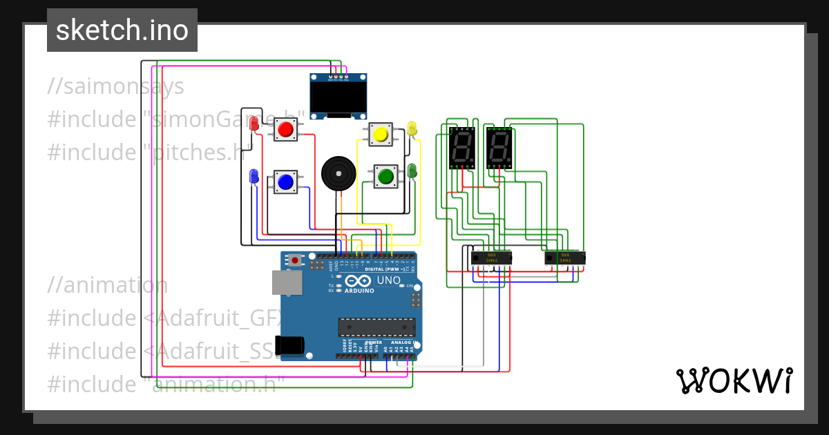 projek akhir - Wokwi ESP32, STM32, Arduino Simulator