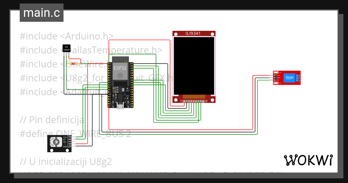 projekt 2 - Wokwi ESP32, STM32, Arduino Simulator