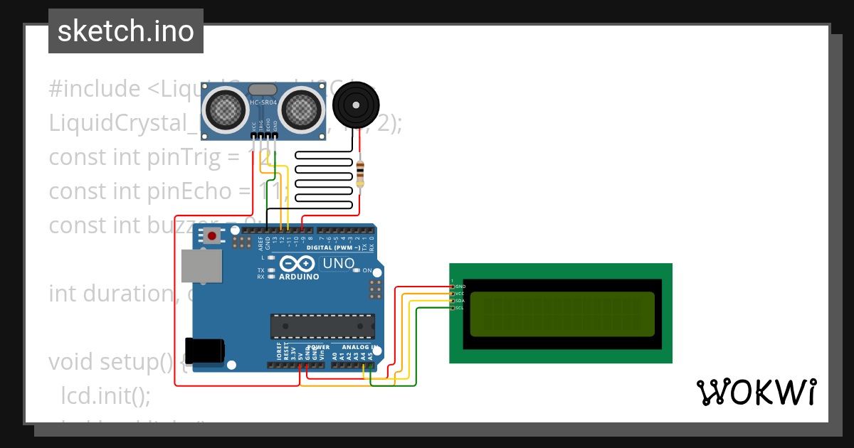 lcd buzzer - loaflee - Wokwi ESP32, STM32, Arduino Simulator