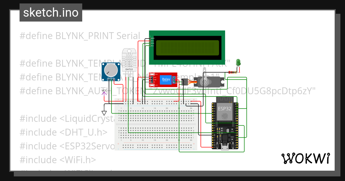 Smart Watering System - Wokwi ESP32, STM32, Arduino Simulator