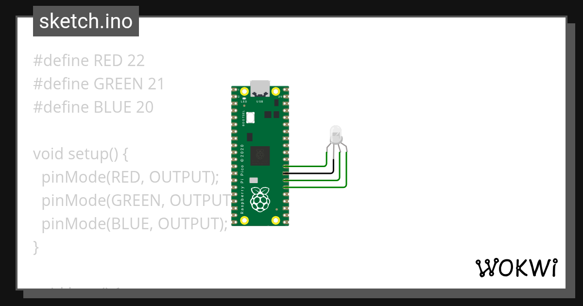 RGB DEMO - Wokwi ESP32, STM32, Arduino Simulator