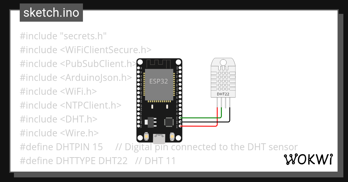 AWS IoT Core Copy - Wokwi ESP32, STM32, Arduino Simulator
