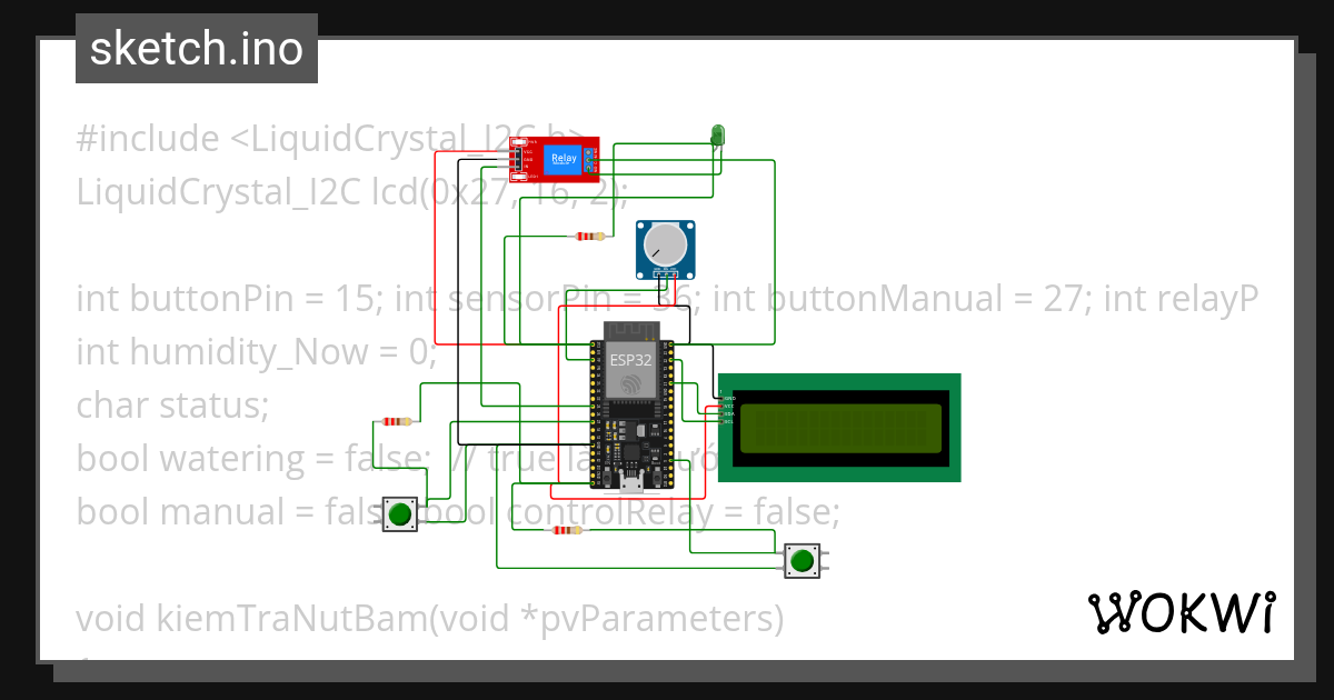 smartGarden beta - Wokwi ESP32, STM32, Arduino Simulator