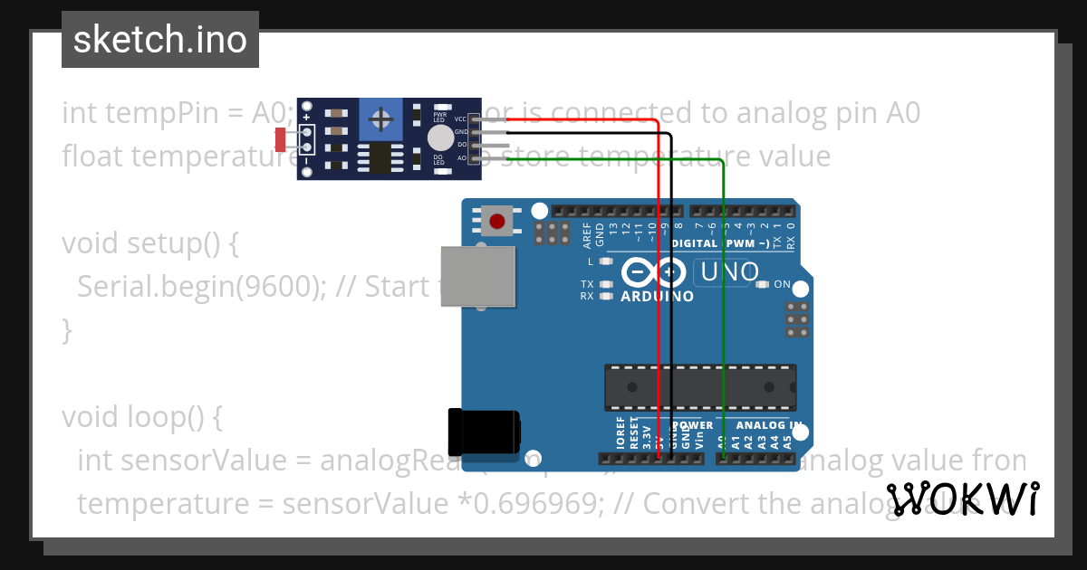 Sensor Setup Wokwi Esp32 Stm32 Arduino Simulator 6044