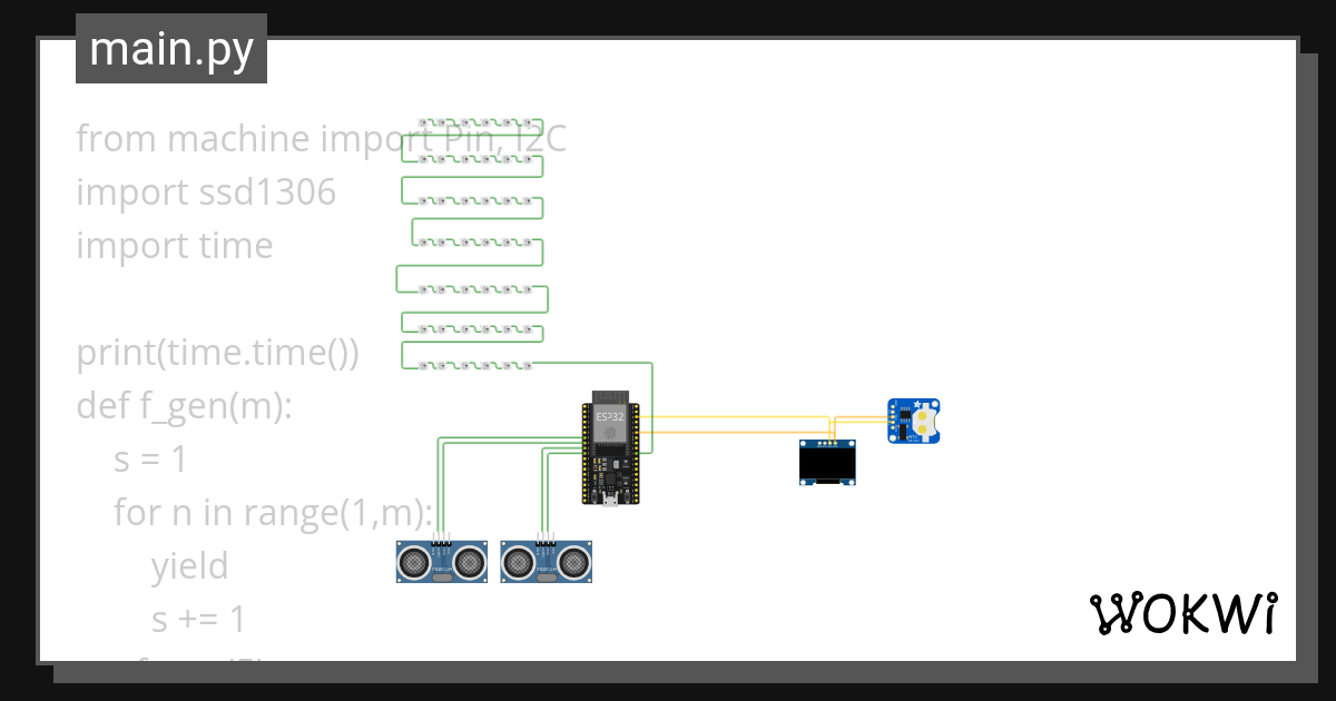 Esp32 Ws2812b лесница Wokwi Esp32 Stm32 Arduino Simulator 
