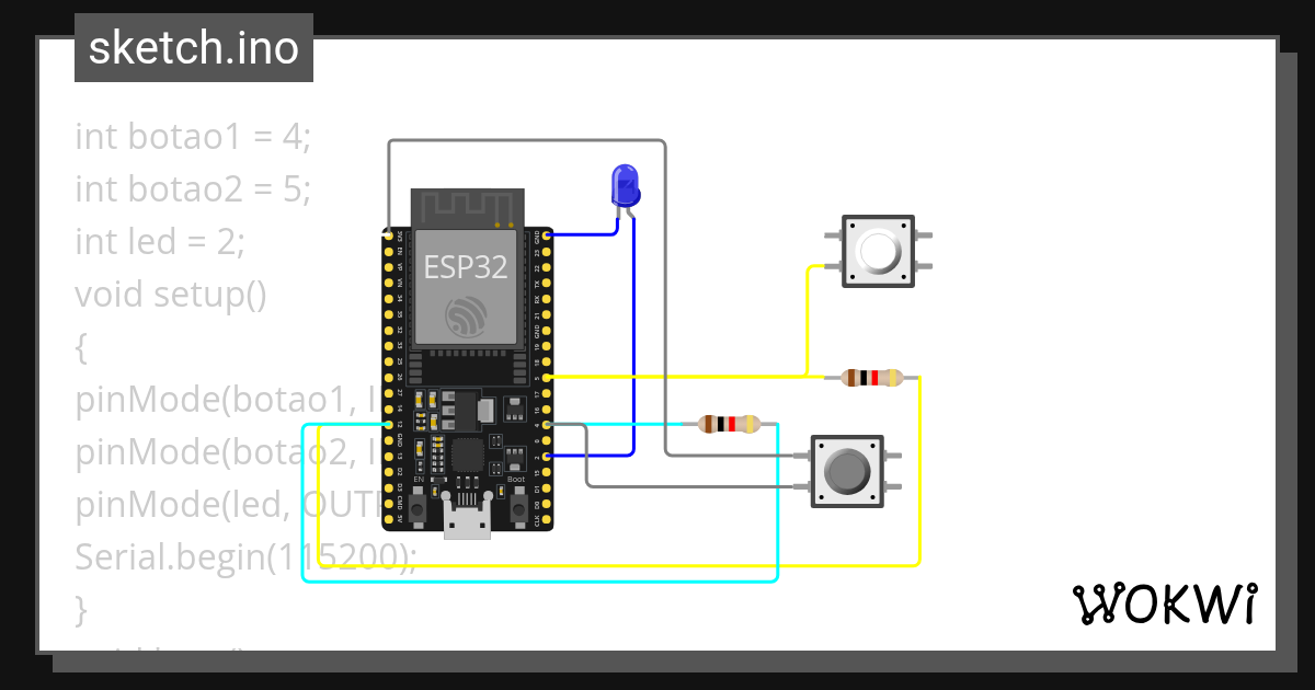 Wokwi - Online ESP32, STM32, Arduino Simulator Wokwi - Online ESP32, STM32, Arduino Simulator