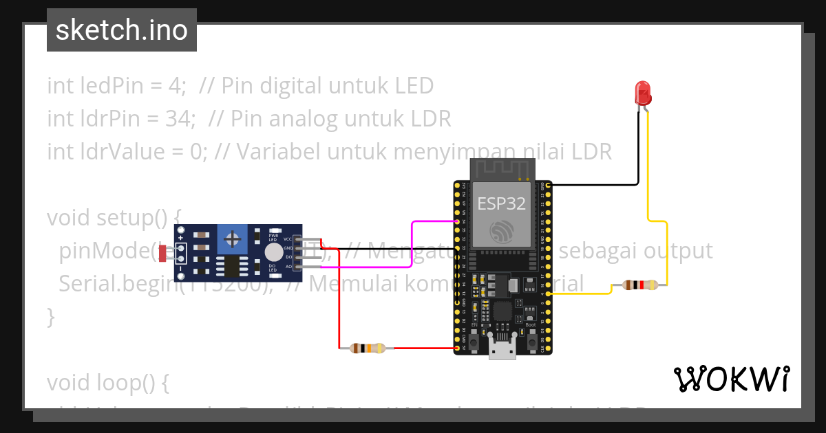 Wokwi - Online ESP32, STM32, Arduino Simulator