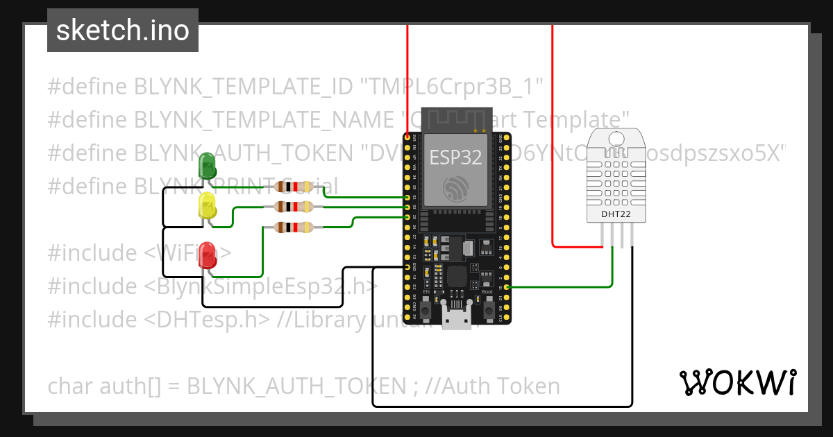 Quickstart Template - Wokwi ESP32, STM32, Arduino Simulator