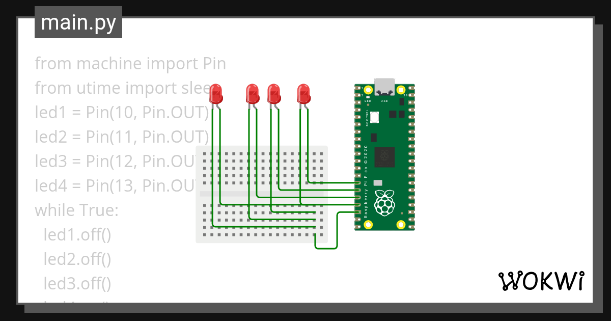 Blink With Micropython Copy Wokwi Esp32 Stm32 Arduino Simulator