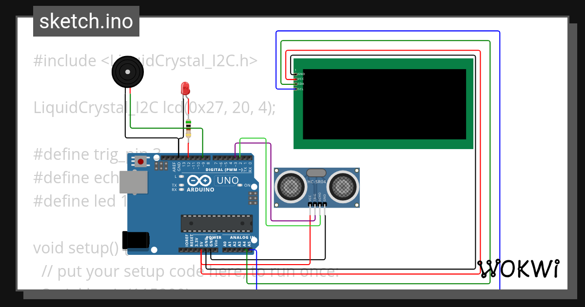 ALAN ULTRASONIC SENSOR (terserah aku) Copy - Wokwi ESP32, STM32, Arduino Simulator