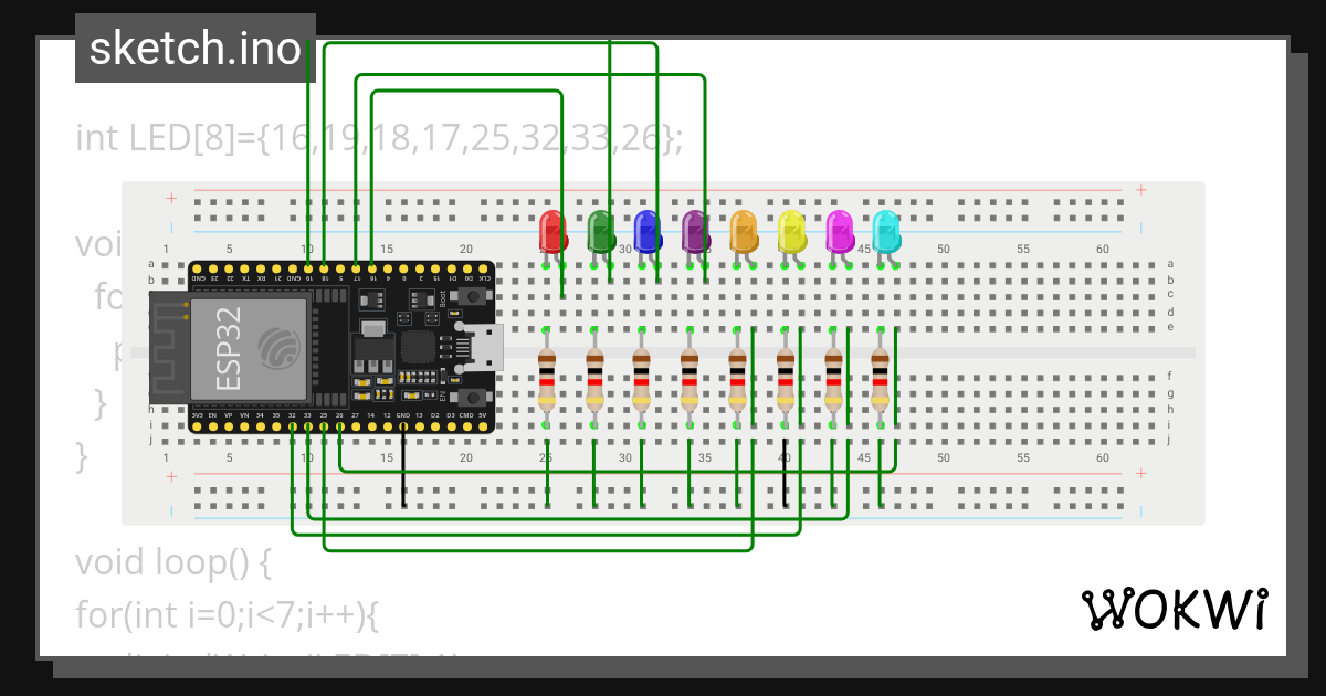 Bài 3 Wokwi Esp32 Stm32 Arduino Simulator 