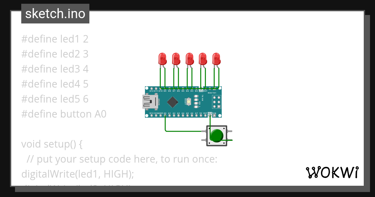 Task 2.1 - Wokwi ESP32, STM32, Arduino Simulator