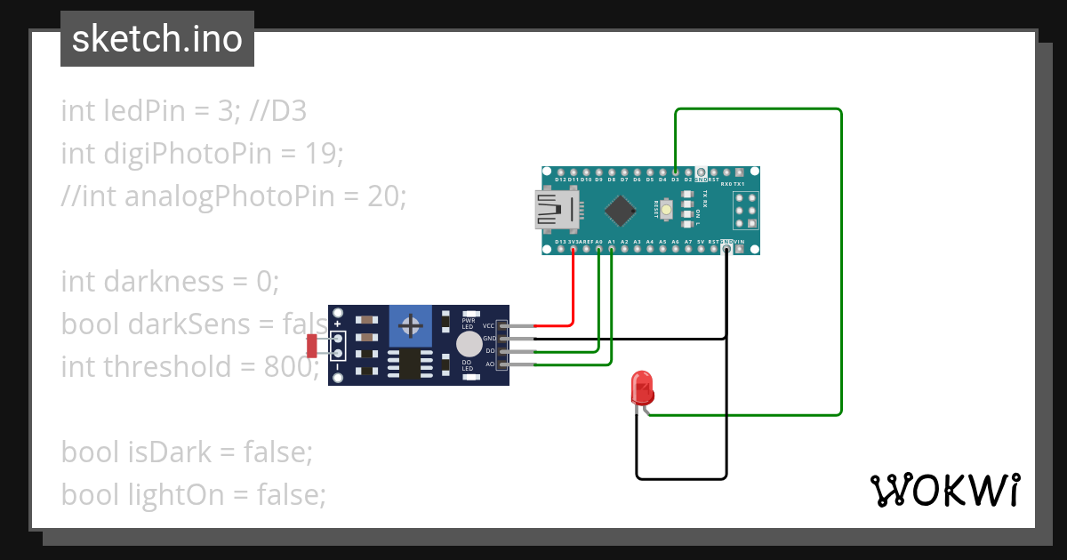 Dim light - Wokwi ESP32, STM32, Arduino Simulator