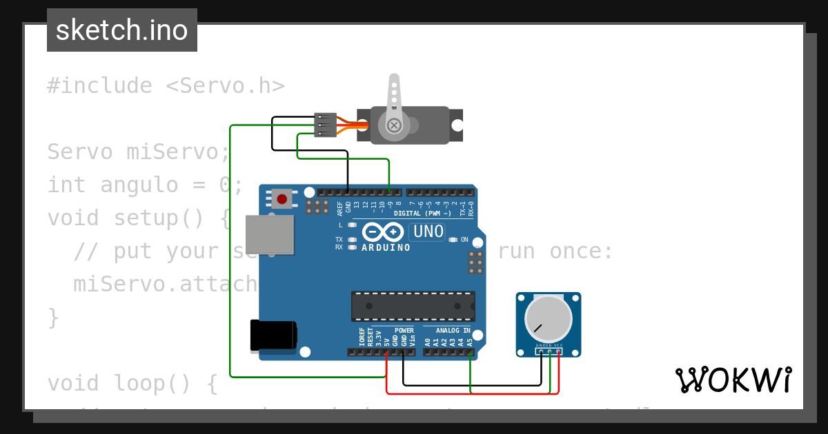 Servo Motor Controlado Huizar Wokwi Esp32 Stm32 Arduino Simulator 0440
