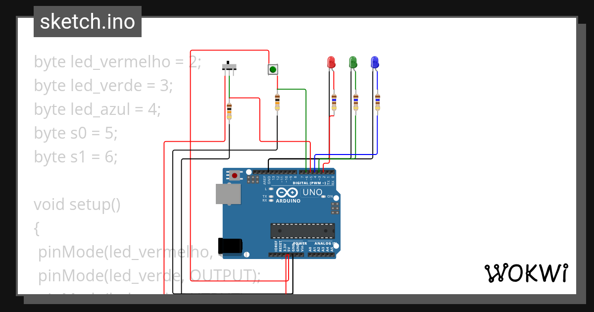 Partida Estrela-Triângulo - Wokwi ESP32, STM32, Arduino Simulator