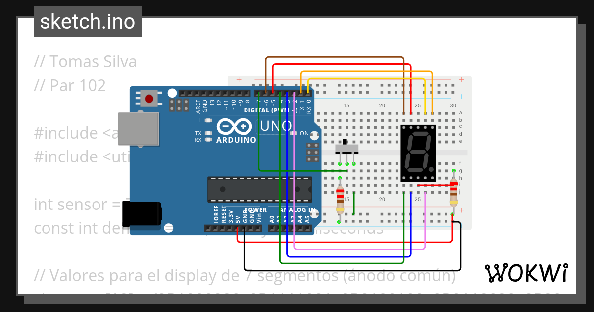Prac 4 desafio - Wokwi ESP32, STM32, Arduino Simulator