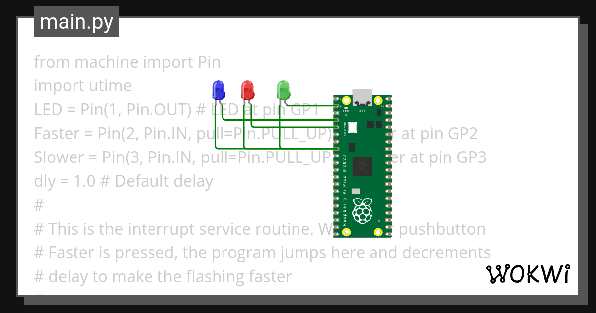 Blink With Micropython Copy Wokwi Esp32 Stm32 Arduino Simulator 6139