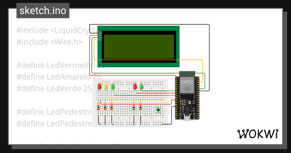semaforo-v2 - Wokwi ESP32, STM32, Arduino Simulator