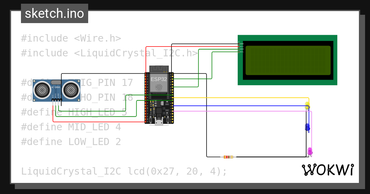 Practica 9 Wokwi Esp32 Stm32 Arduino Simulator 