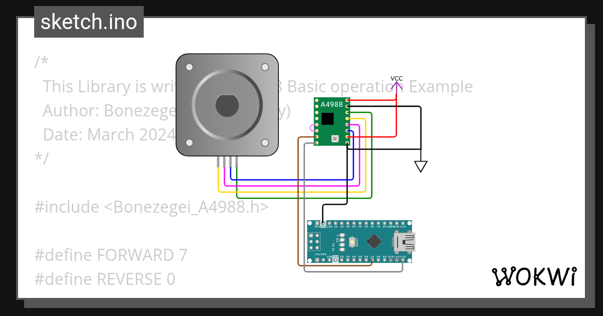 stepper motor - Wokwi ESP32, STM32, Arduino Simulator stepper motor - Wokwi ESP32, STM32, Arduino Simulator