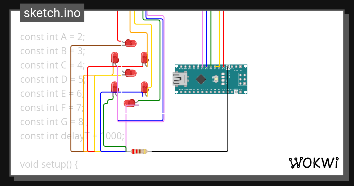 PROJECT 5 ALIF ALFARIZI XE2 - Wokwi ESP32, STM32, Arduino Simulator