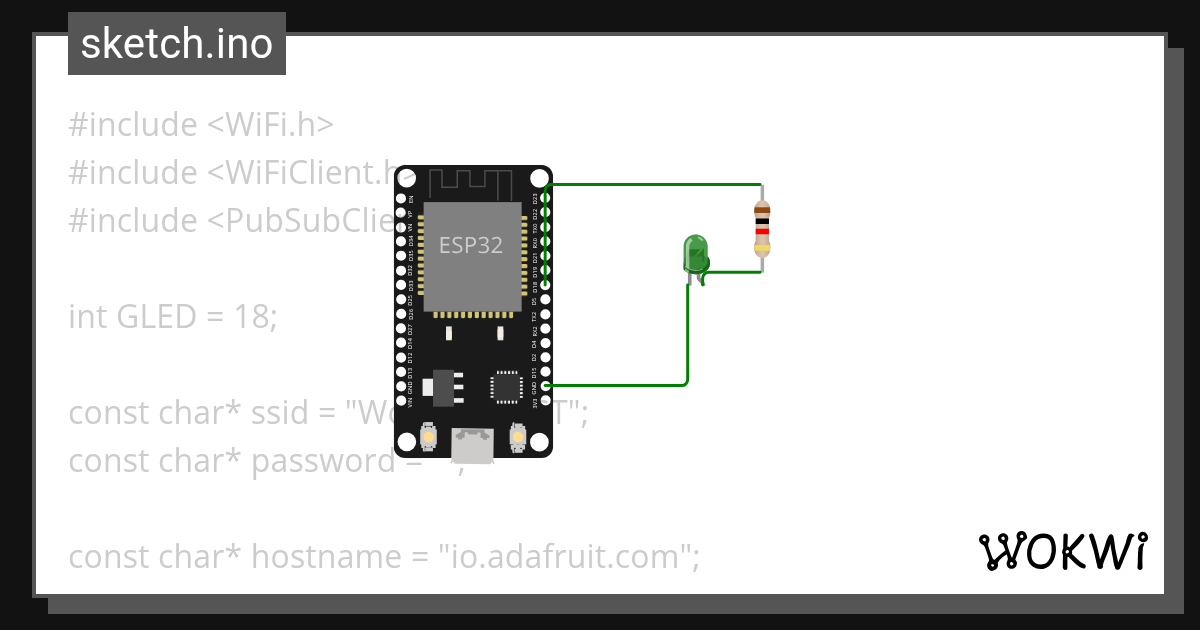 MQTT 1022 - Wokwi ESP32, STM32, Arduino Simulator
