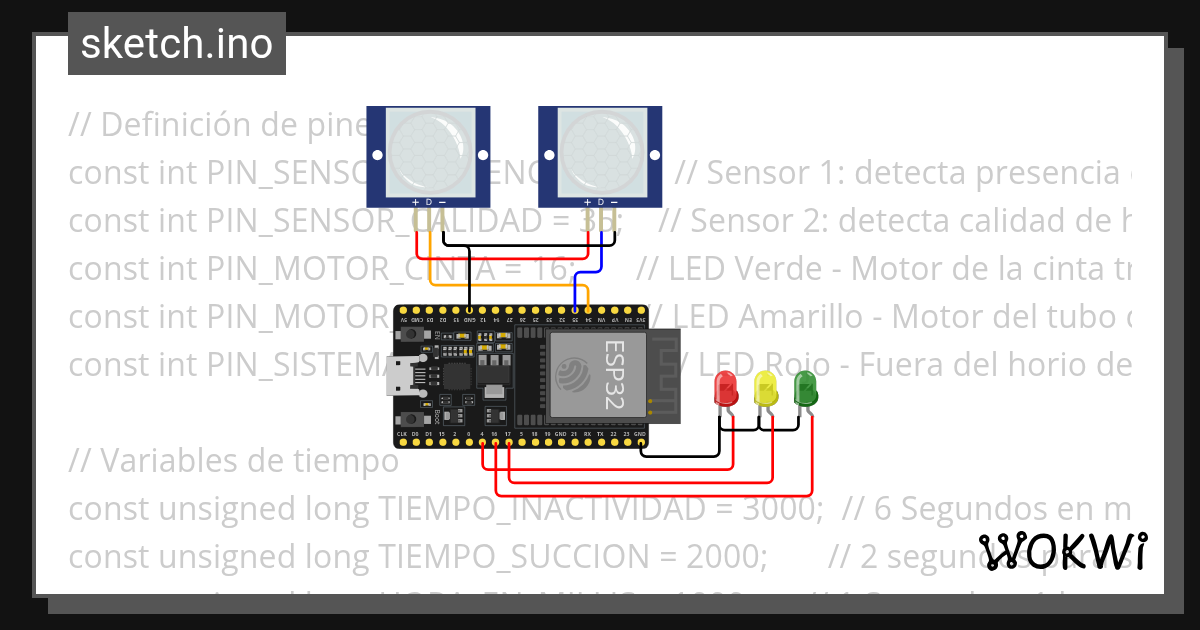 Granja Ovipara ESP32 - Wokwi ESP32, STM32, Arduino Simulator