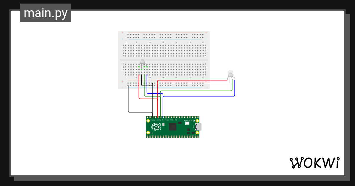 RGB_LED - Wokwi ESP32, STM32, Arduino Simulator