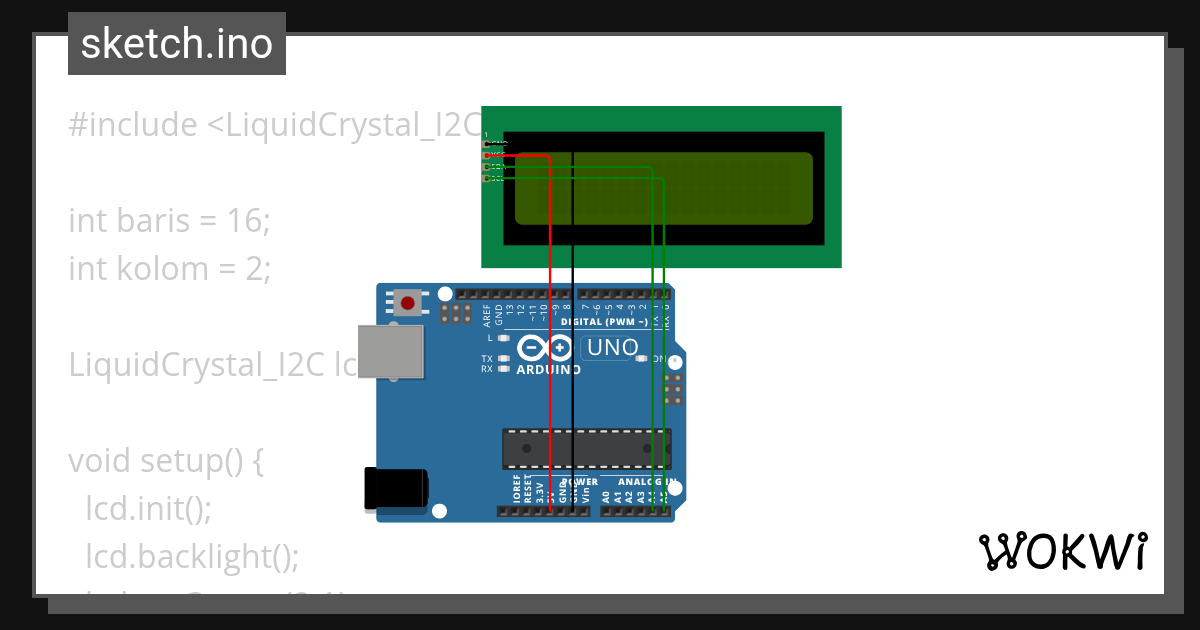 lcd - Wokwi ESP32, STM32, Arduino Simulator