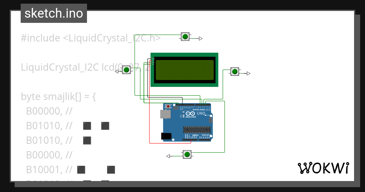 pisomka 2 - Wokwi ESP32, STM32, Arduino Simulator