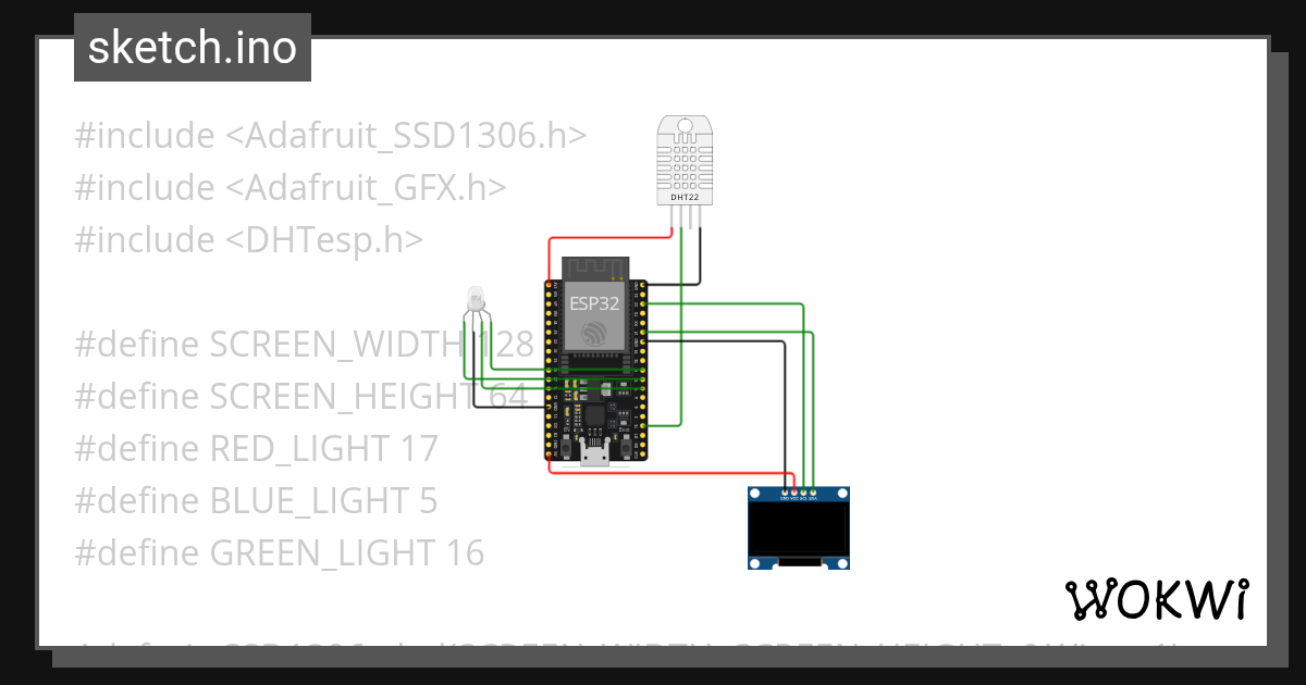 ESP32 Aufgabe Roßner - Wokwi ESP32, STM32, Arduino Simulator