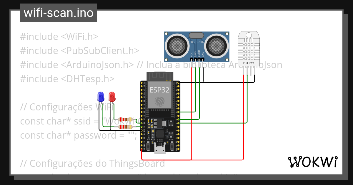 Trabalho 2 Wokwi Esp32 Stm32 Arduino Simulator 