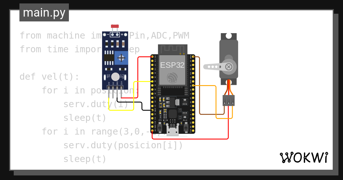 Fotoresistenciaservo Wokwi Esp32 Stm32 Arduino Simulator 4555